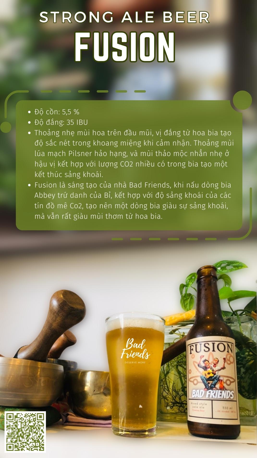 Fusion - Mix Blonde Ale 330ml ( bottle) | badfriends Fusion - Mix Blonde Ale 330ml ( bottle) | badfriends